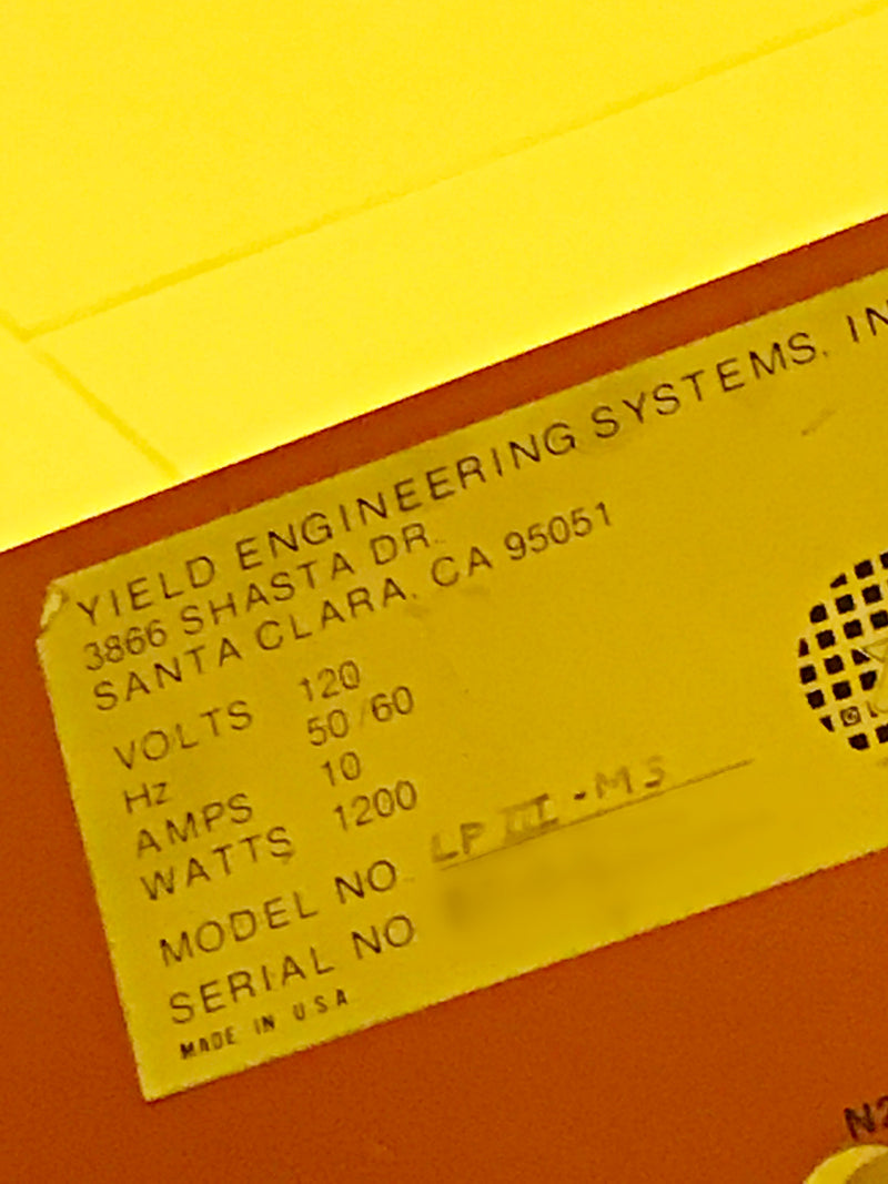 Yes LP III HMDS Vapor Prime Oven – Bridge Tronic Global