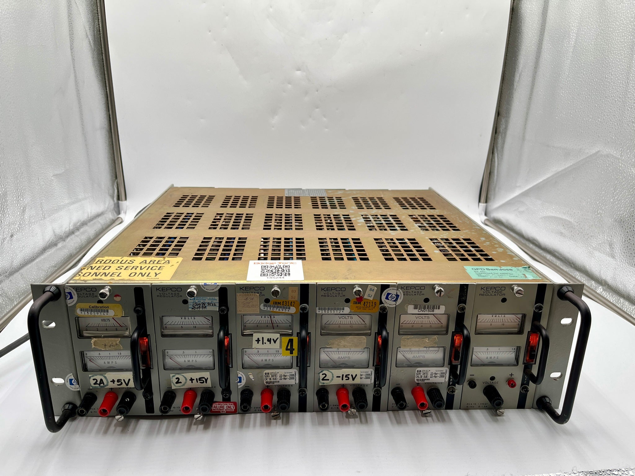 Kepco Multi-Unit Voltage Regulator Chassis – Bridge Tronic Global
