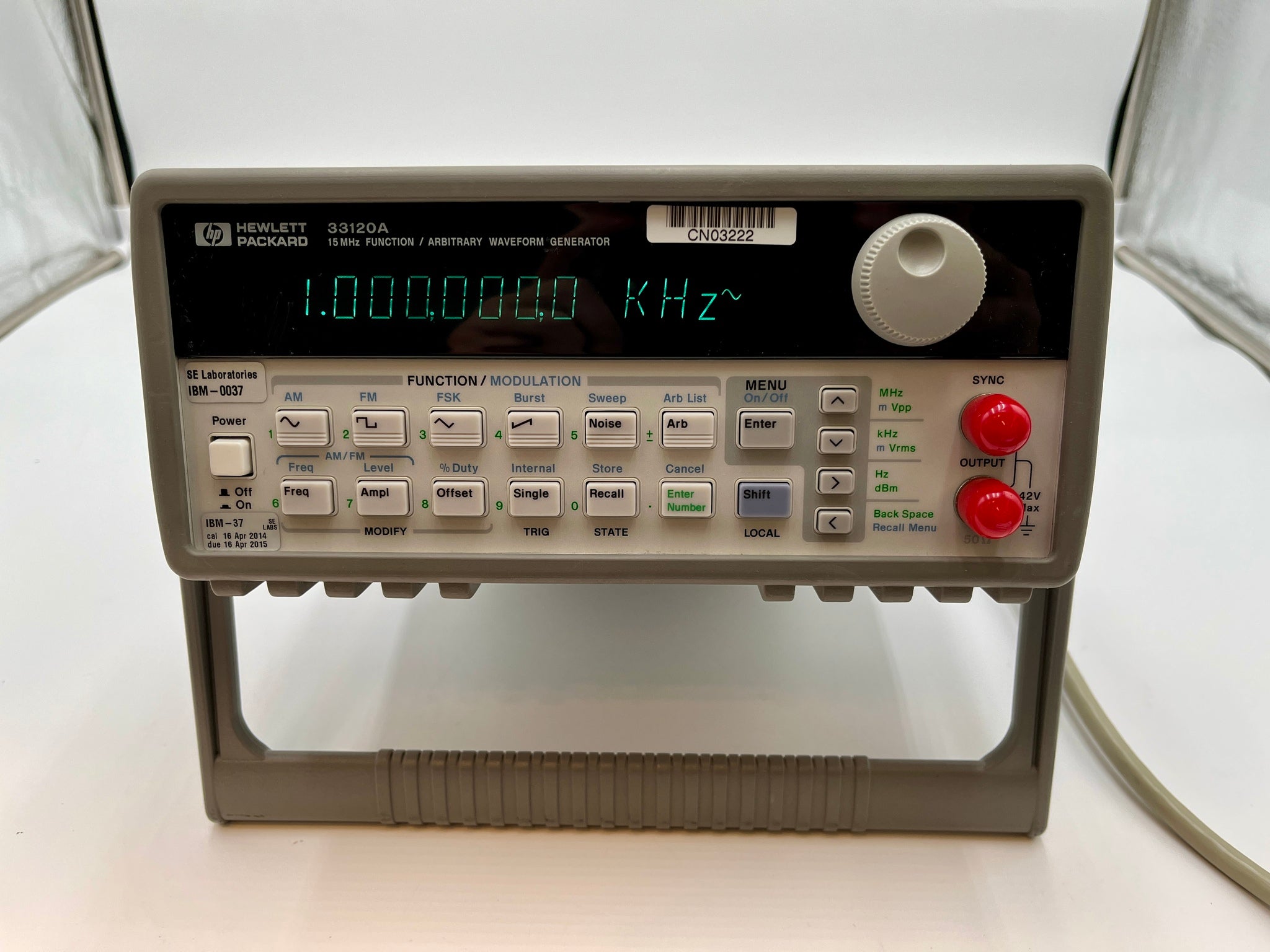 Keysight / Agilent 33120 A Arbitrary Waveform Generator – Bridge Tronic ...