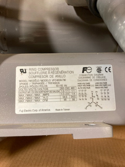 Fuji Electric VFC 400 A 7 W Ring Compressor – Bridge Tronic Global