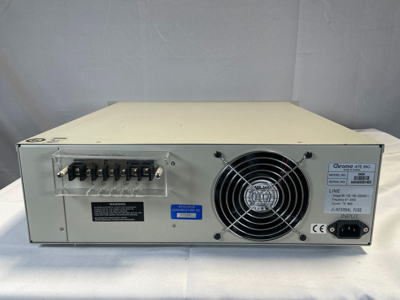 Chroma 6404 Programmable AC Source – Bridge Tronic Global