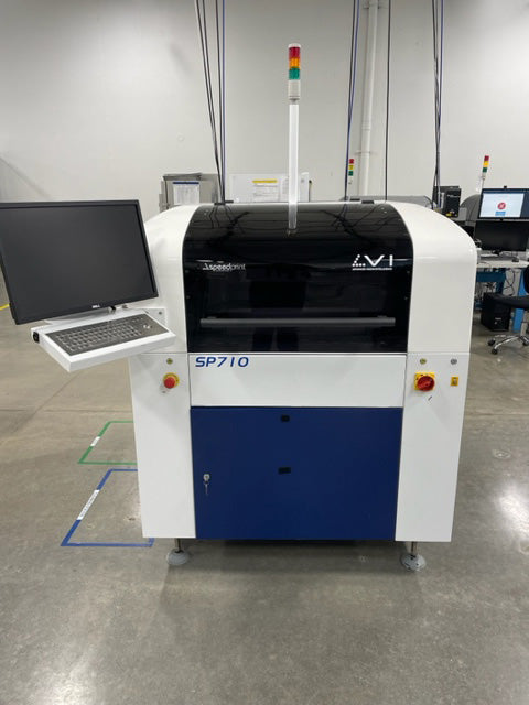 Speed Print SP 710 AVI Automatic Inline Screen Printer – Bridge Tronic ...