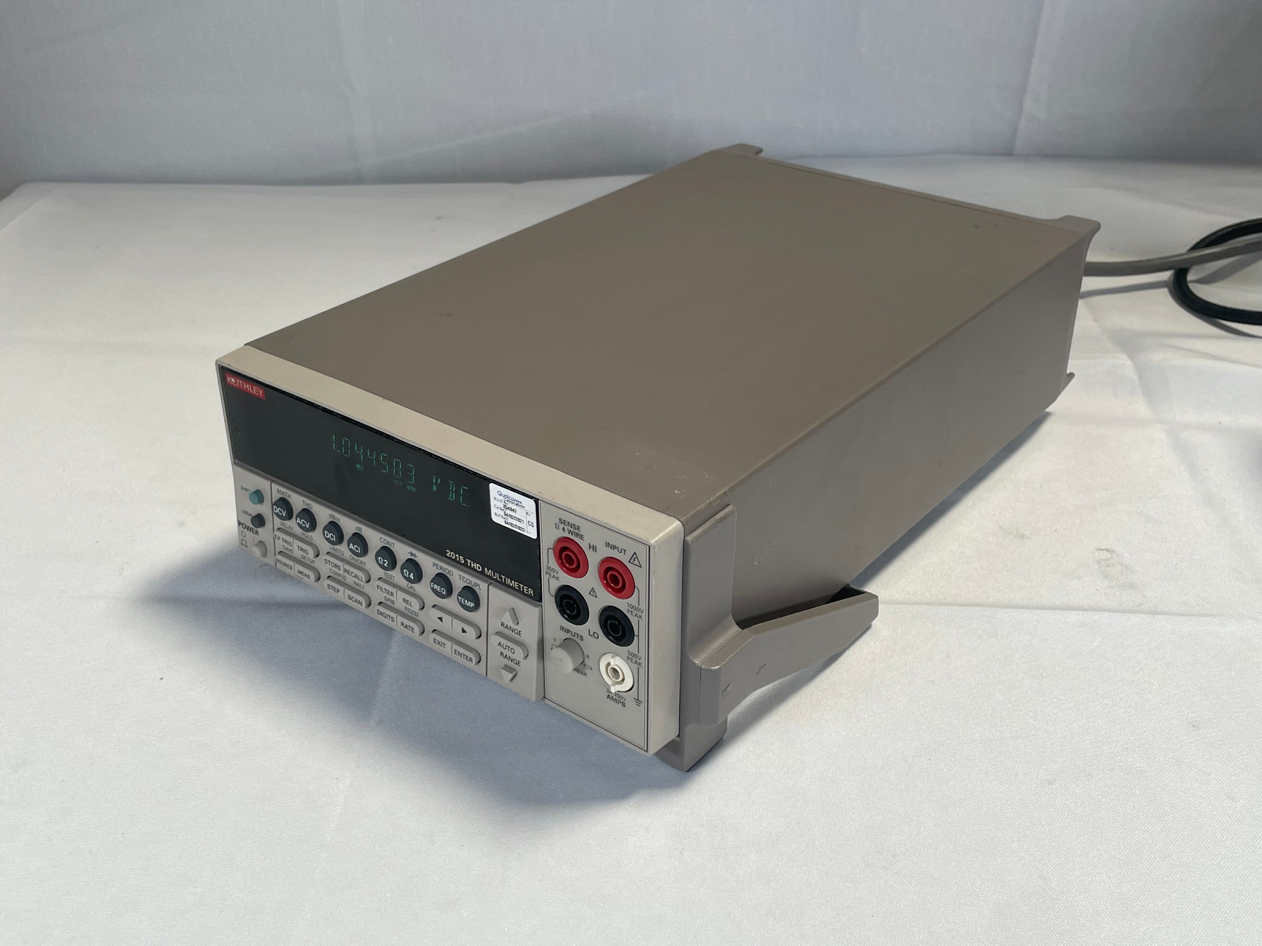 Keithley 2015 THD Multimeter – Bridge Tronic Global