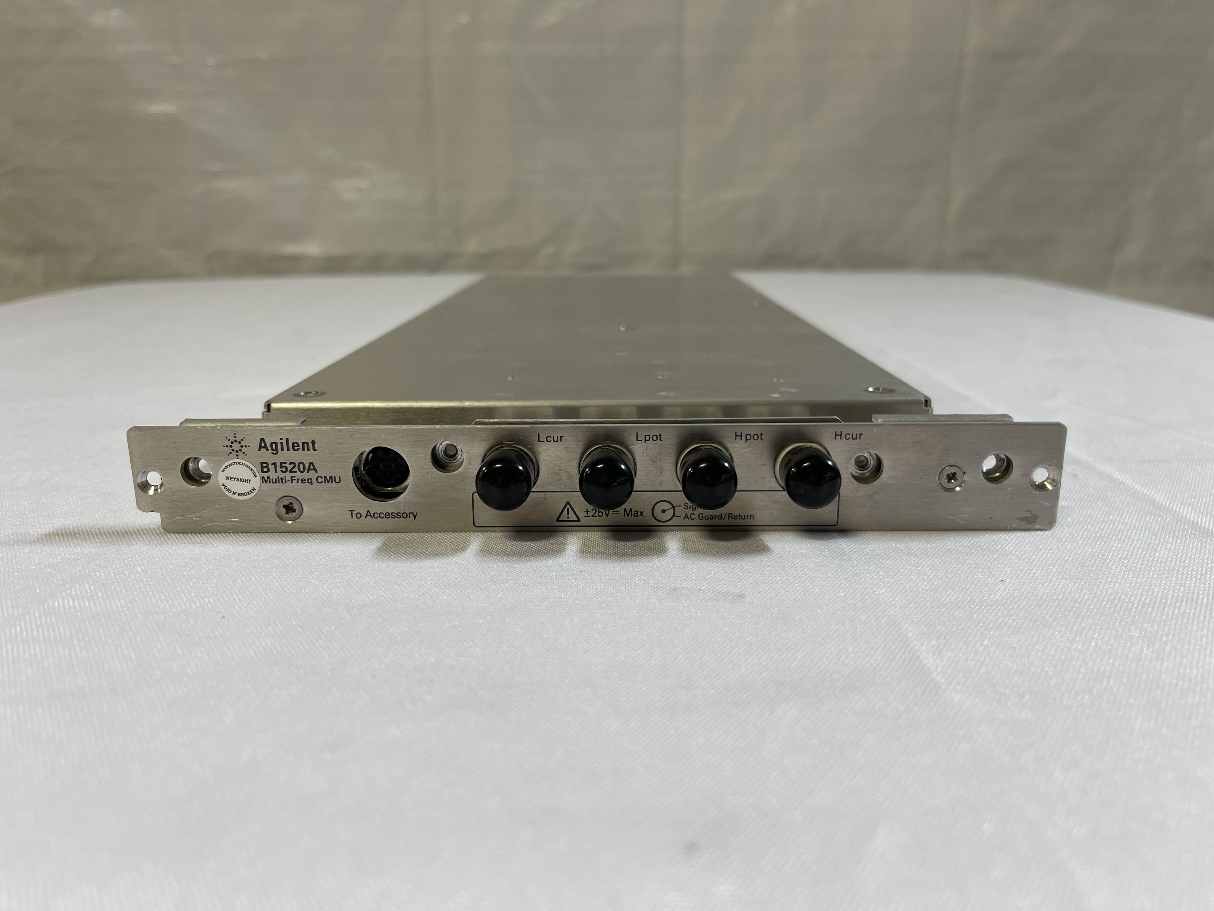 Agilent B 1520 A Multi-Frequency CMU Module – Bridge Tronic Global
