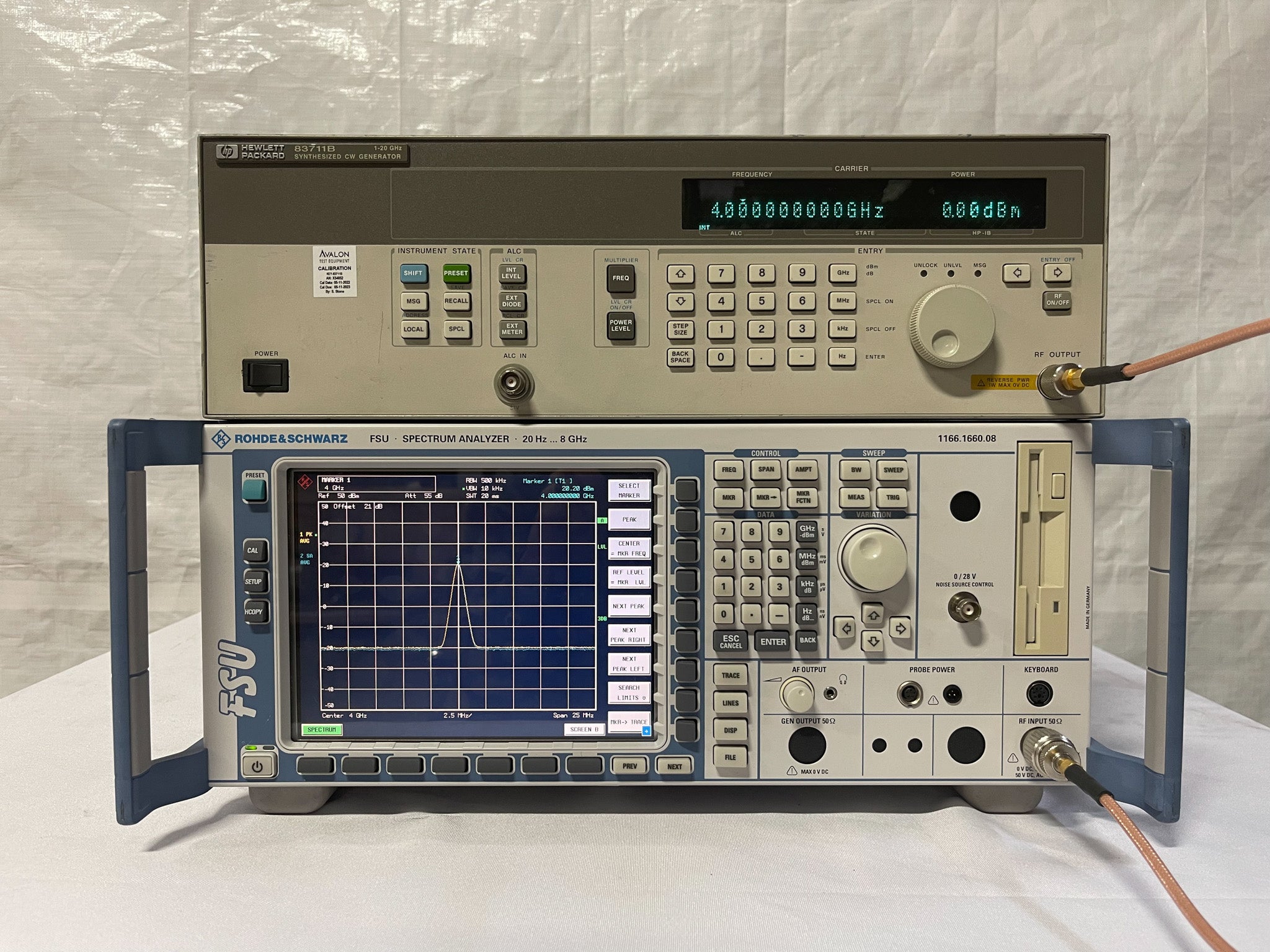 Keysight / Agilent 83711 B Synthesized CW Generator – Bridge Tronic Global