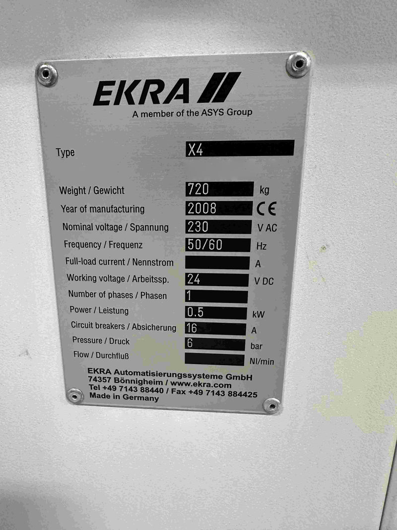 Ekra X 4 Stencil Printer – Bridge Tronic Global