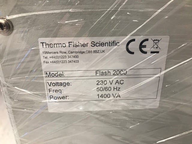 Thermo Fisher Scientific Flash 2000 Elemental Analyzer – Bridge Tronic ...