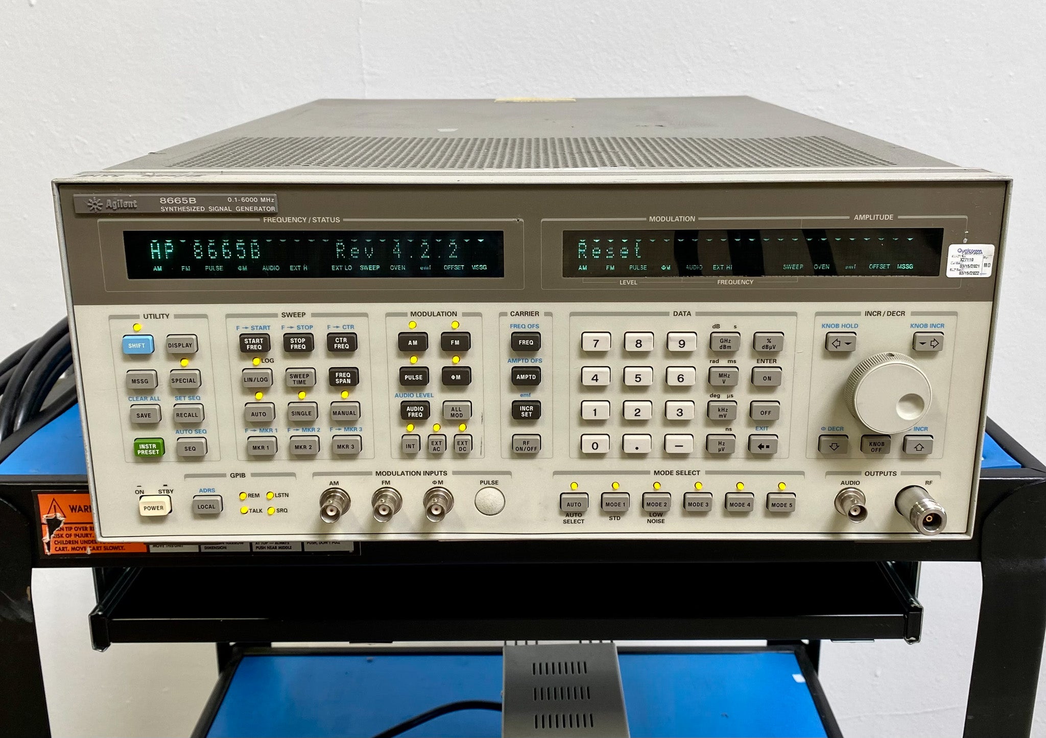 Agilent 8665 B Synthesized Signal Generator – Bridge Tronic Global