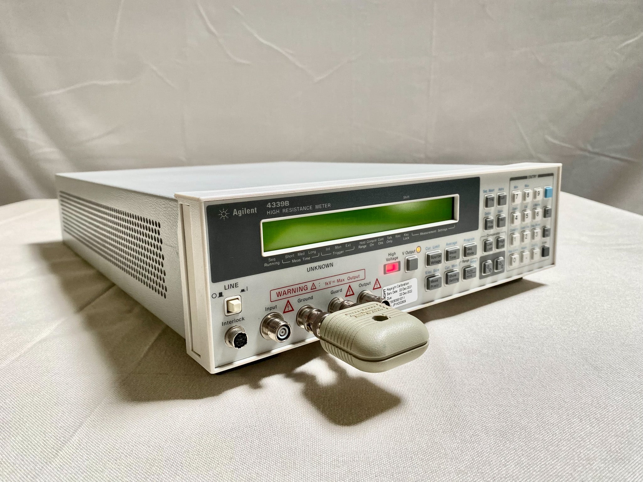 Keysight / Agilent 4339 B High Resistance Meter – Bridge Tronic Global