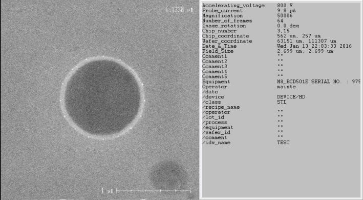 Hitachi S 9220 CD-SEM (Critical Dimension Scanning Electron Microscope ...