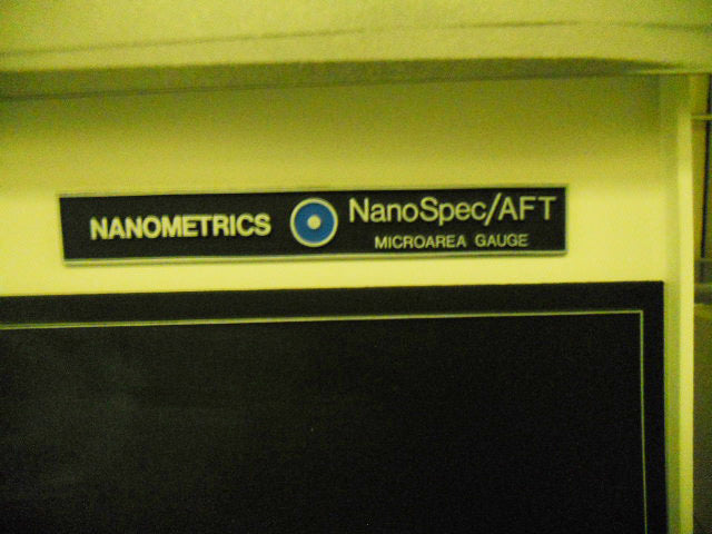 ONTO / Nanometrics Nanospec AFT Film Thickness Measurement – Bridge ...