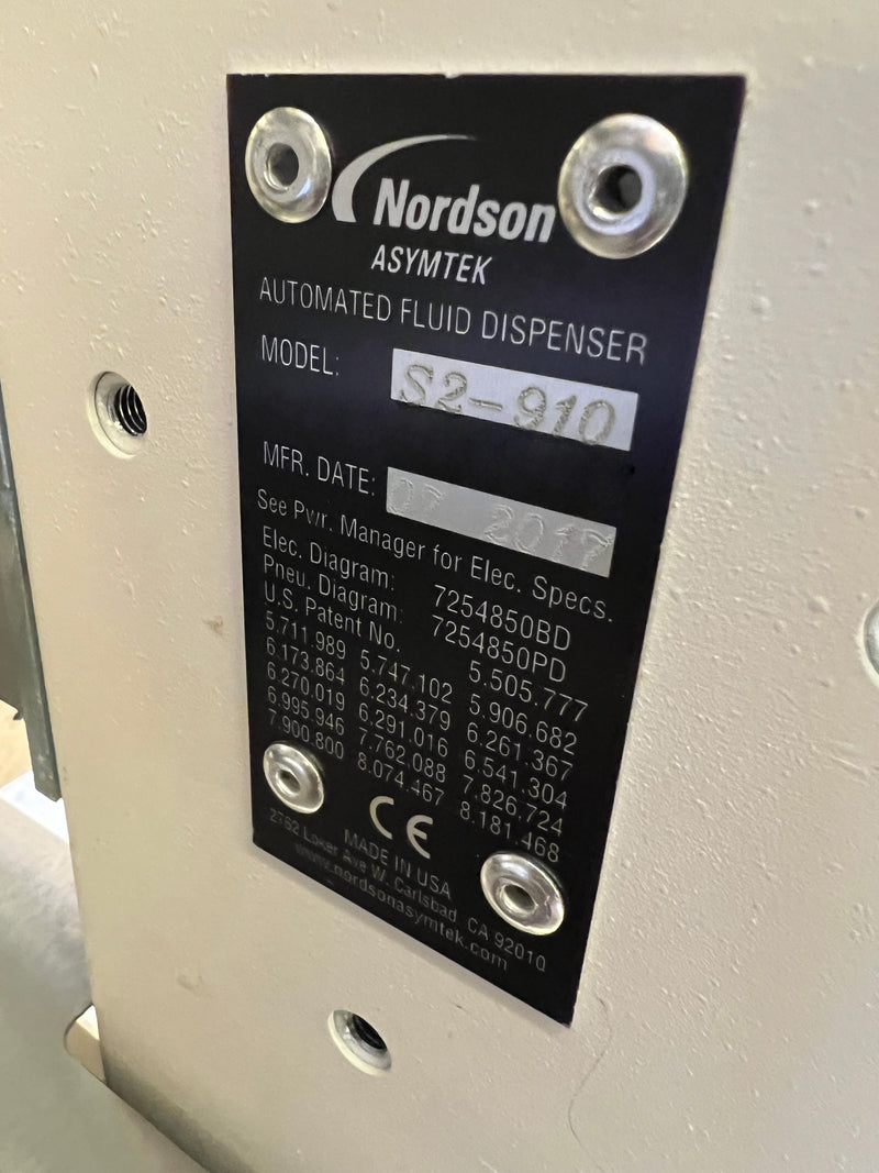 Nordson Asymtek Spectrum II S 2 910 Precision Fluid Dispenser – Bridge ...