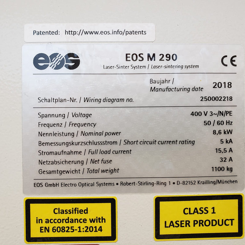 EOS M 290 Metal 3D Printer – Bridge Tronic Global
