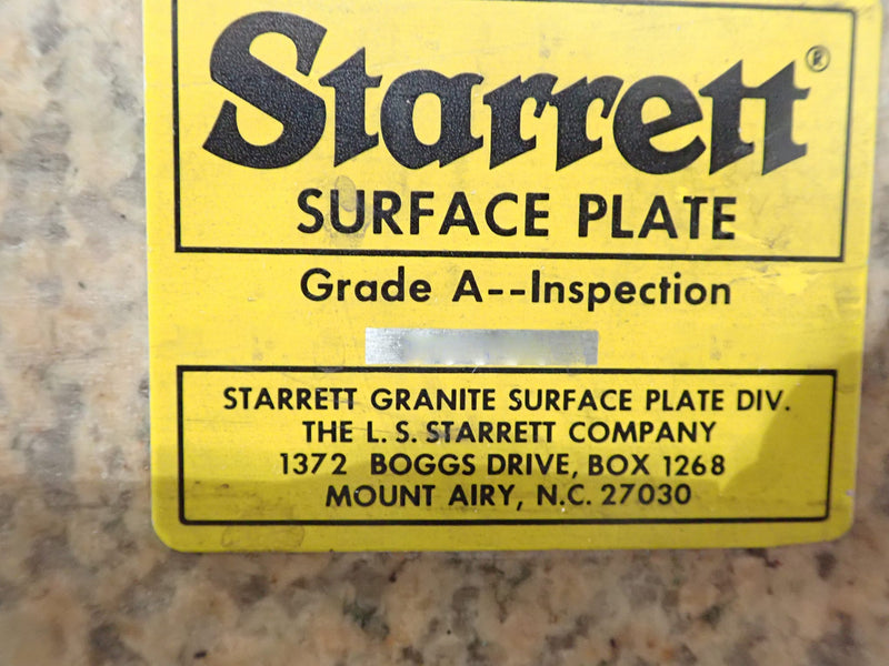 Starrett Surface Plate – Bridge Tronic Global