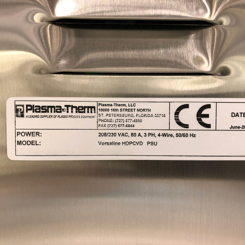 Plasmatherm Versaline HPCVD – Bridge Tronic Global