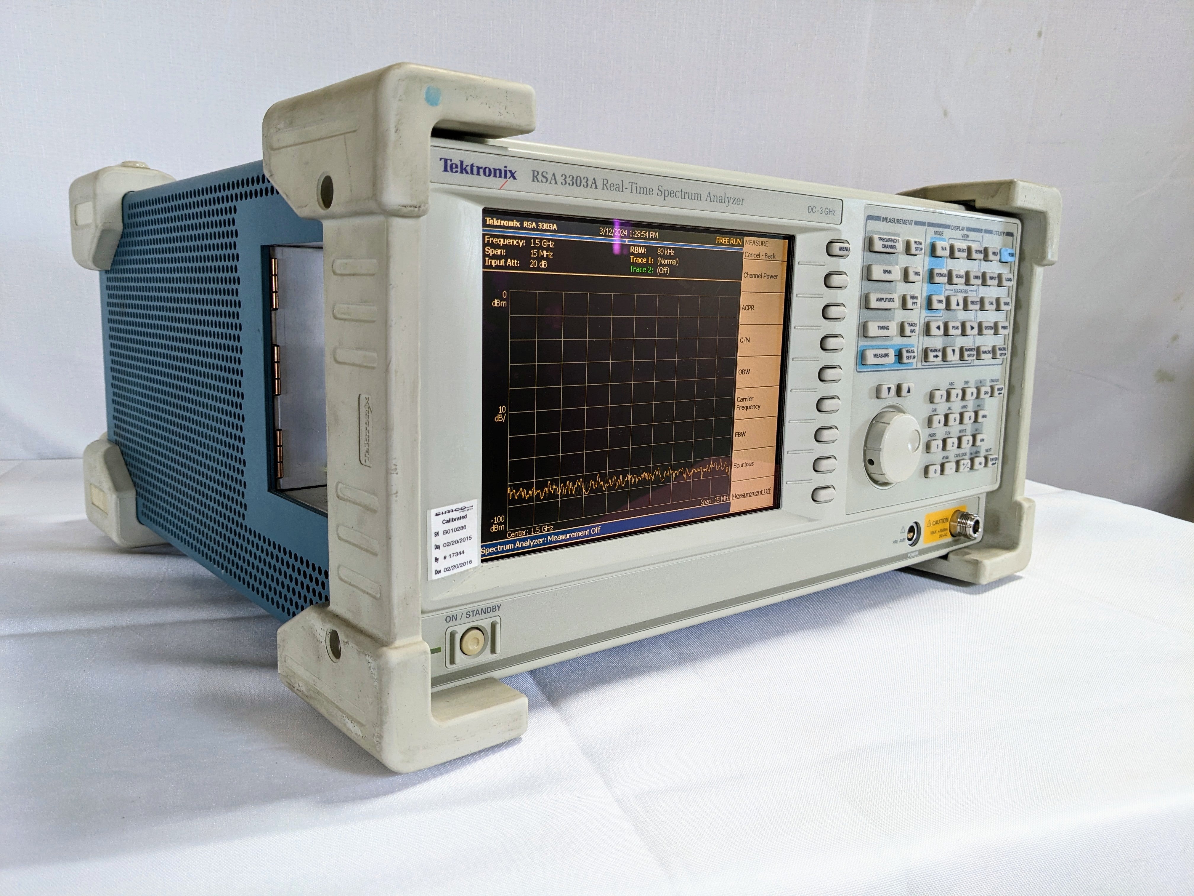 Tektronix RSA 3303 A Real Time Spectrum Analyzer – Bridge Tronic Global