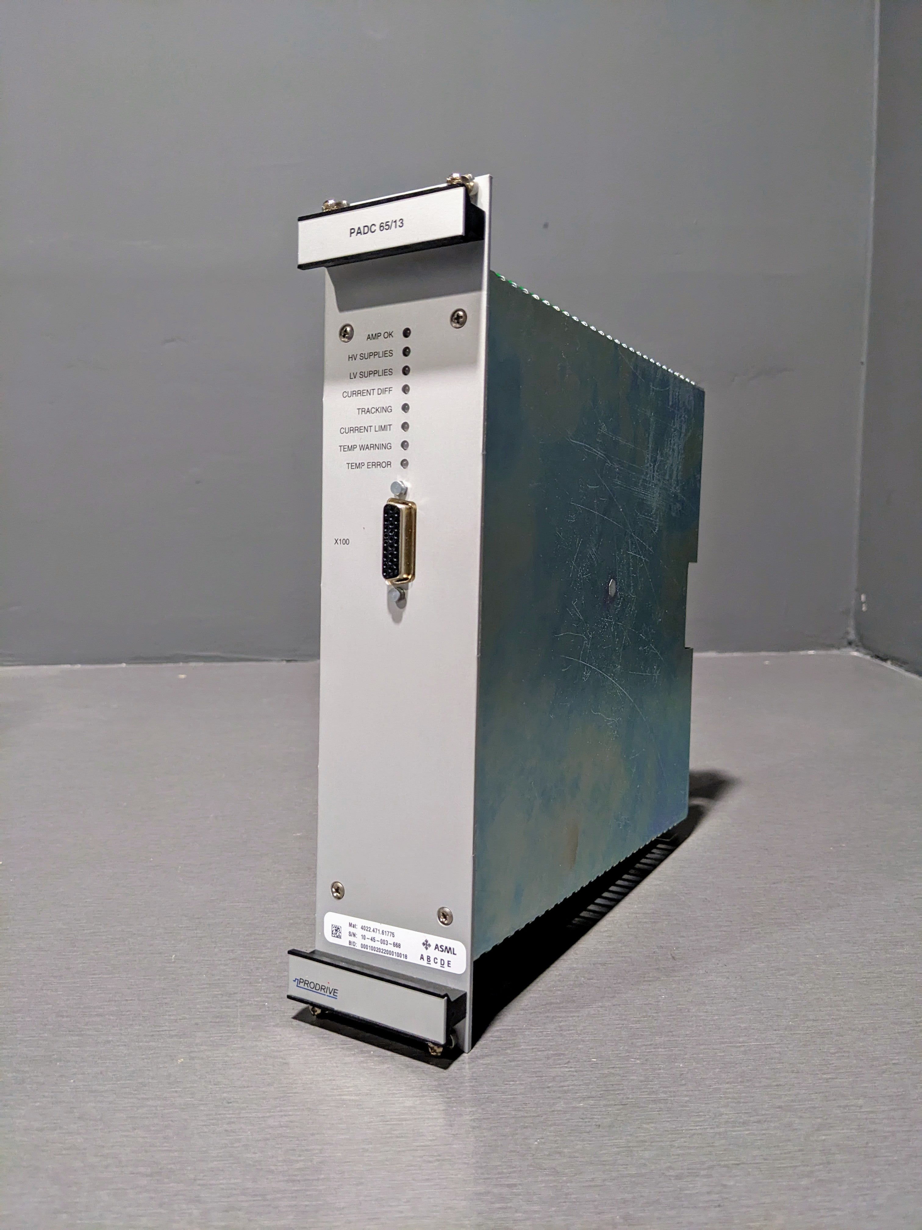 ASML 4022.471.61775 Pro Drive PADC 65/13 – Bridge Tronic Global