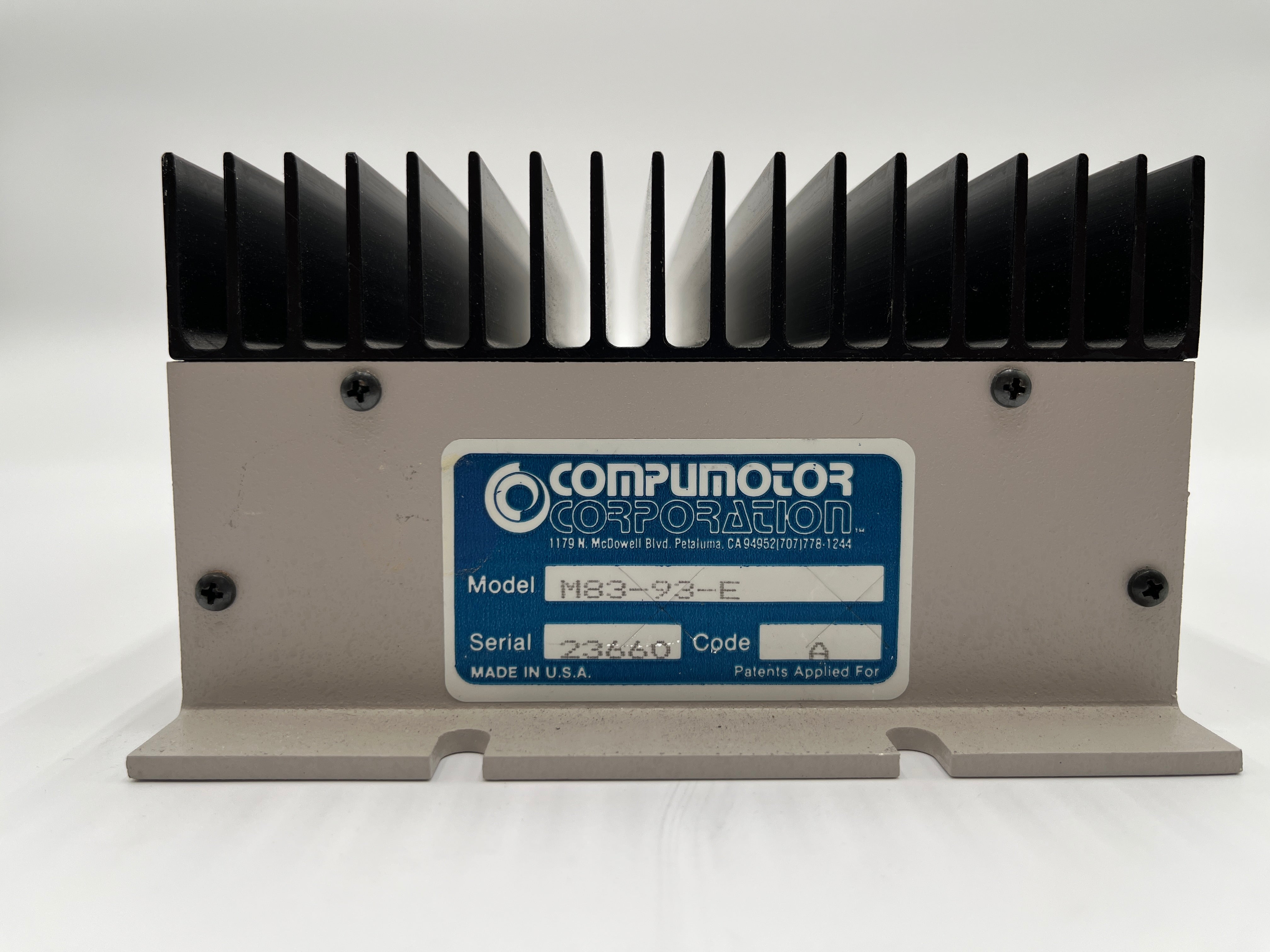 Compumotor M 83 93 E Stepper Motor Drive / Controller – Bridge Tronic ...