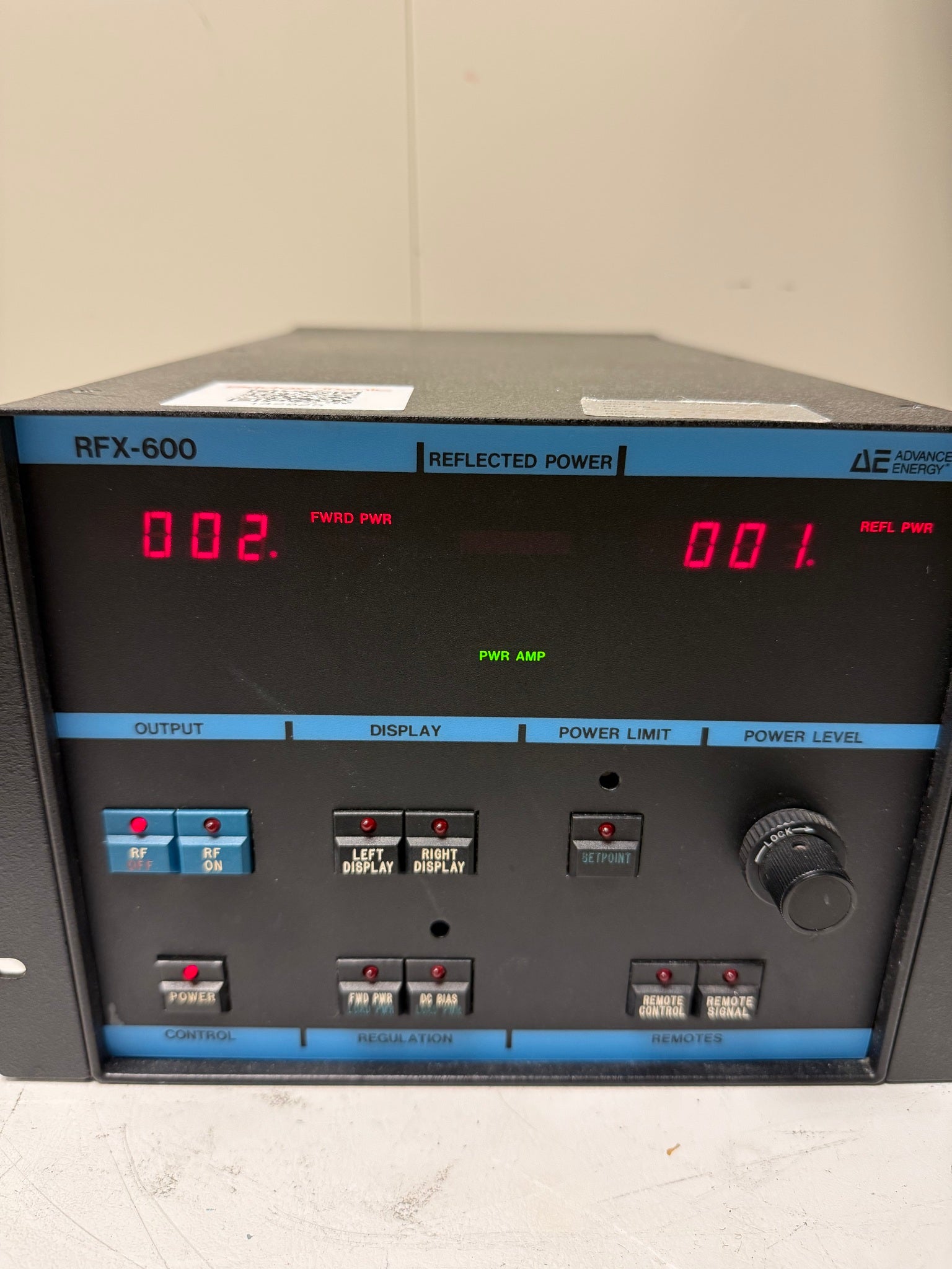 Advanced Energy RFX 600 RF Generator – Bridge Tronic Global