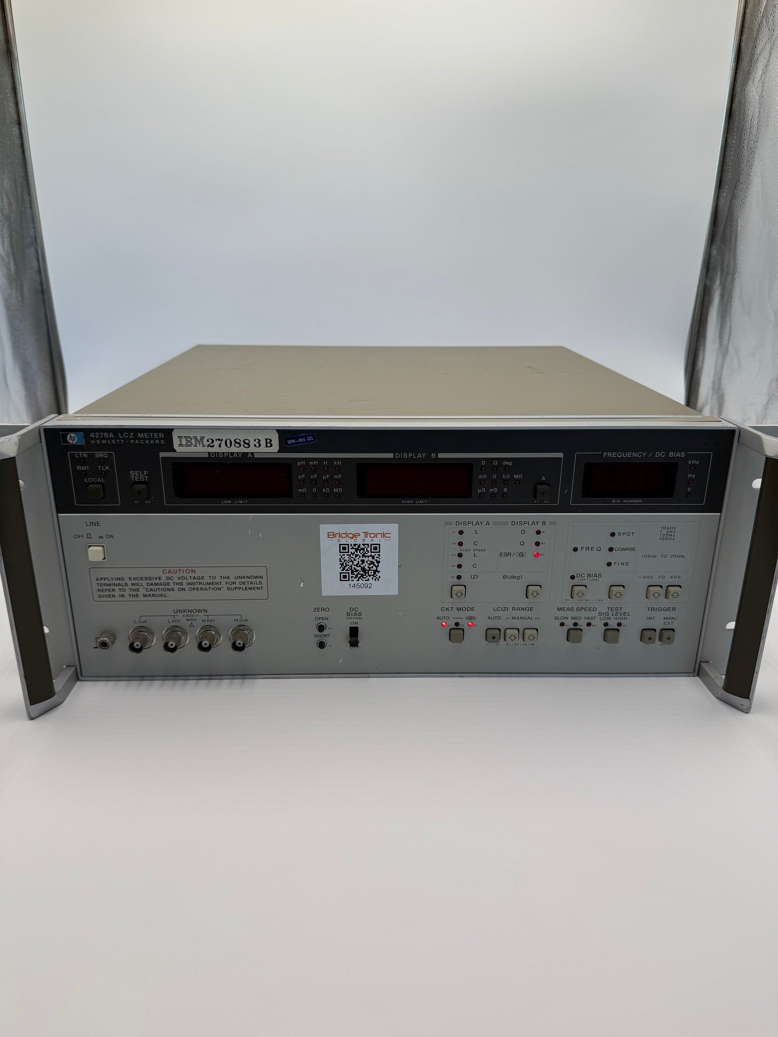 HP / Agilent / Verigy 4276 A LCZ Meter – Bridge Tronic Global