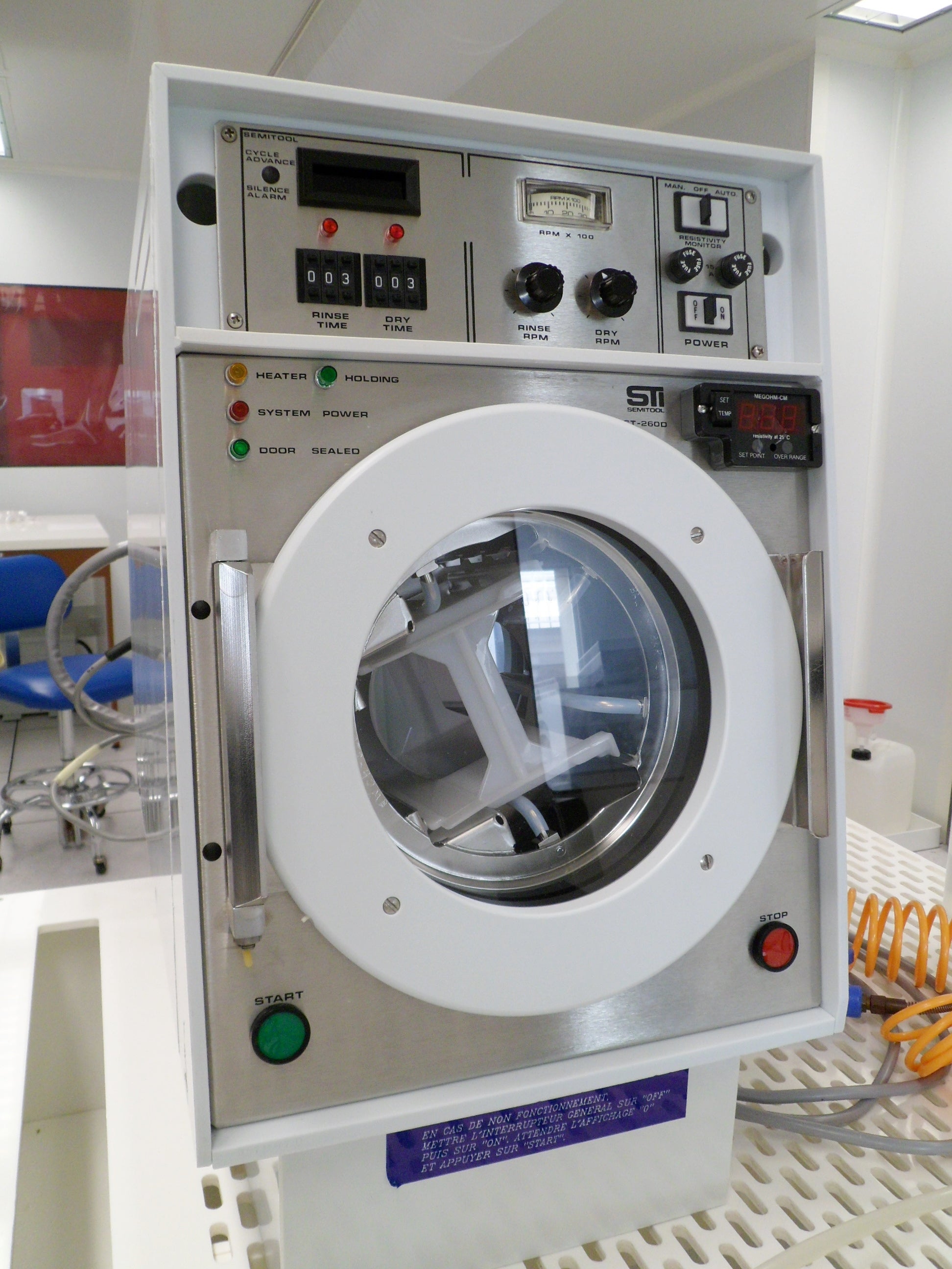 Semitool ST 260 SRD (Spin Rinse Dryer) – Bridge Tronic Global