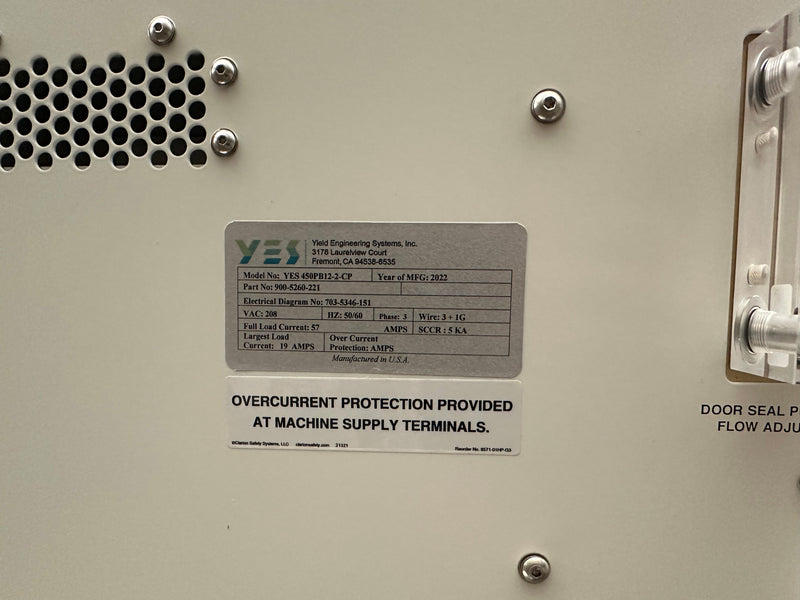 Yes 450 PB 12-2 CP Polyimide Bake Oven – Bridge Tronic Global