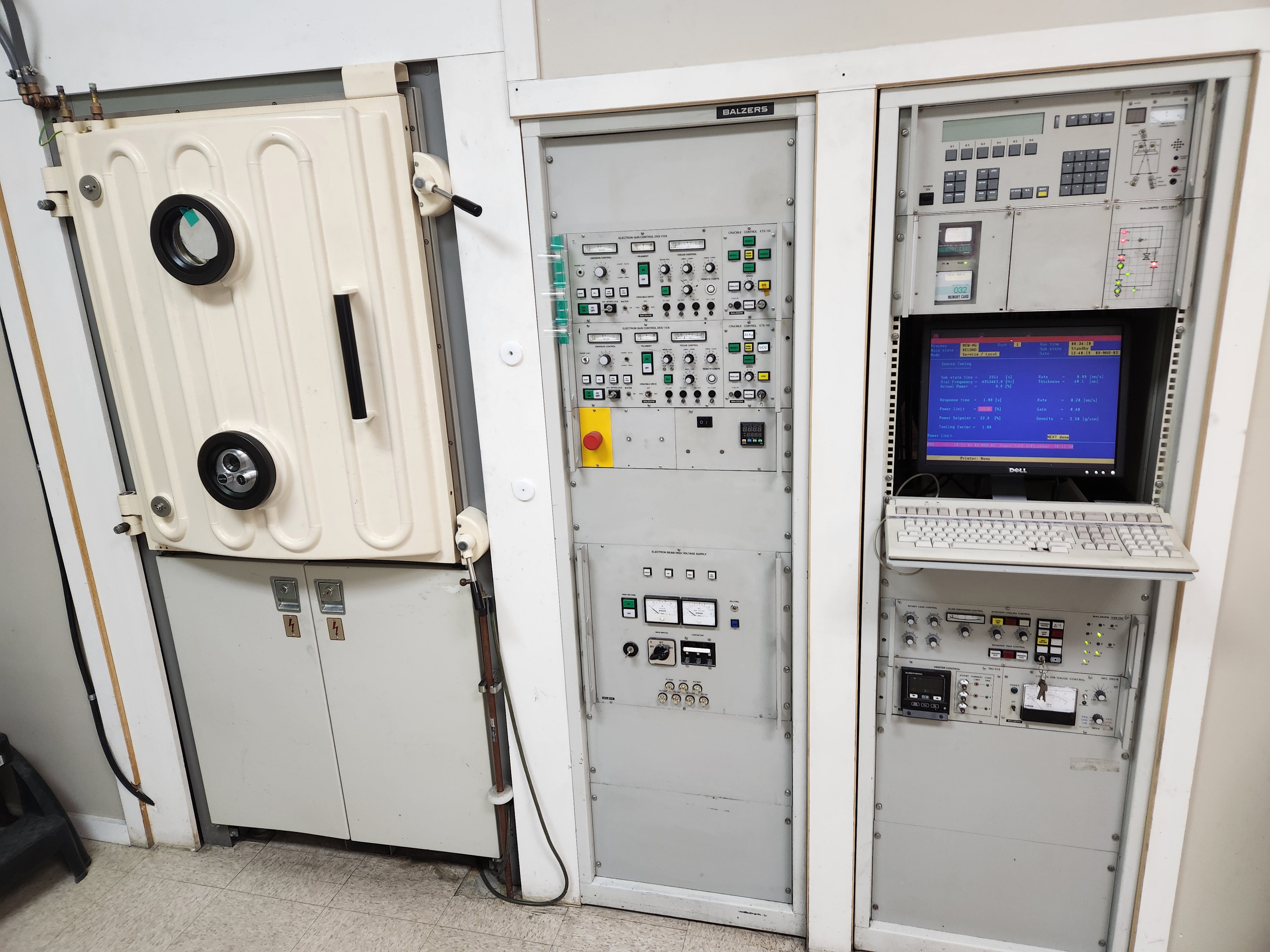 Oerlikon Balzers BAK 640 Evaporation Coating System – Bridge Tronic Global