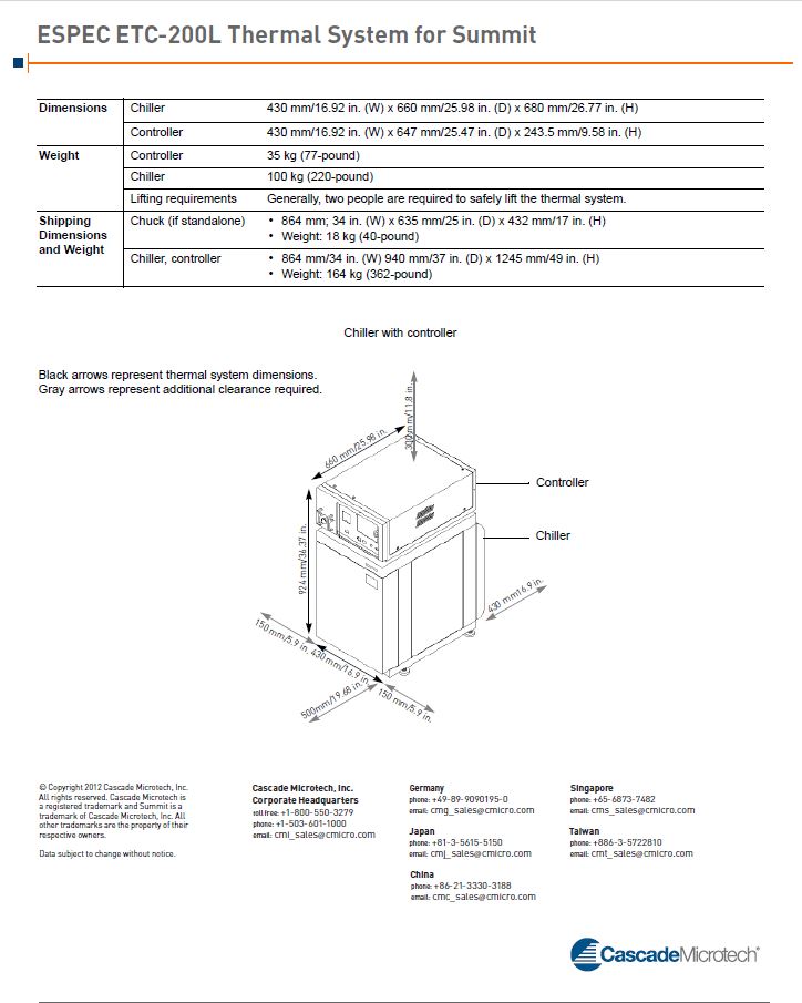 Cascade Summit 12000 AP Probe Station – Bridge Tronic Global