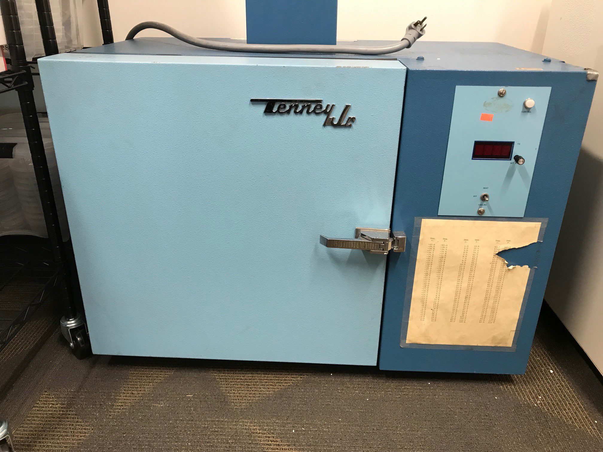 Tenney Junior Temperature Chamber – Bridge Tronic Global