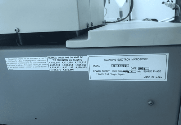 Hitachi S 4700 FE-SEM (Field Emission Scanning Electron Microscope ...
