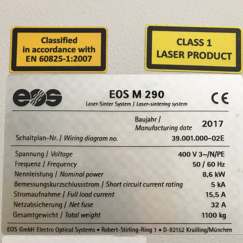 EOS M 290 Printer – Bridge Tronic Global