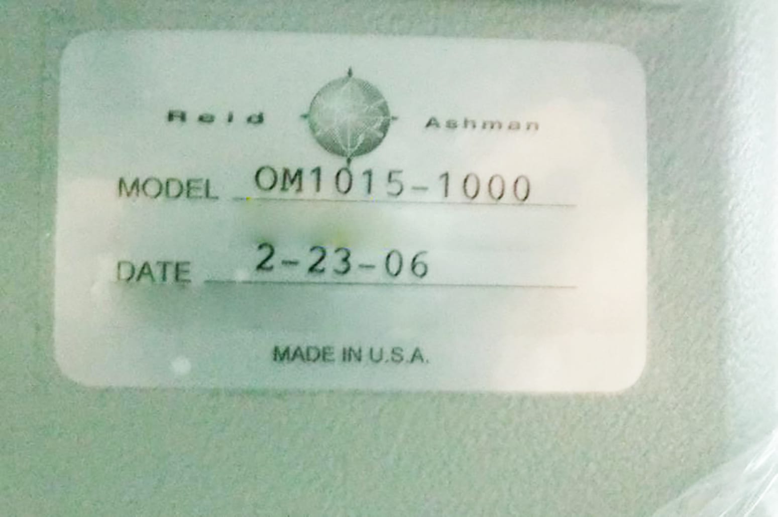 Reid Ashman OM 1015 1000 – Bridge Tronic Global