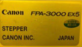 Canon FPA 3000 EX 5 Stepper – Bridge Tronic Global